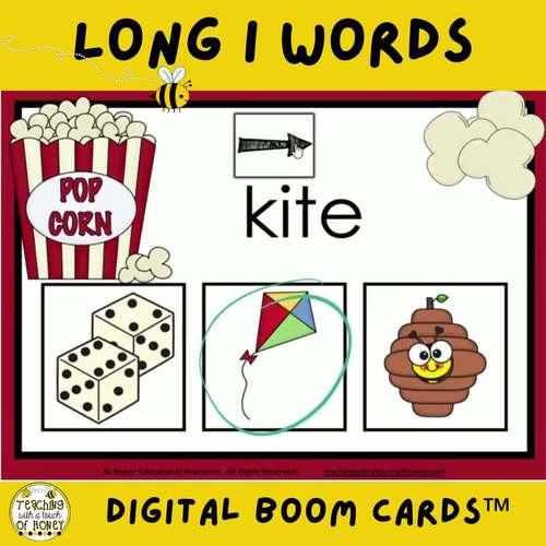 Long Vowel I Phonics Activities | Long Vowels 1st Grade Phonics Boom™ Cards