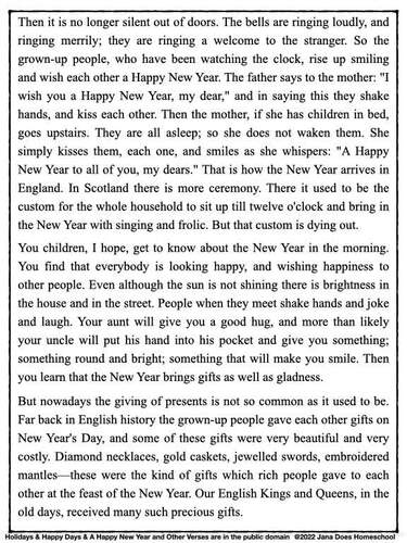 New Year 2023 Reading Comprehension - Happy New Year! by Jana Does ...