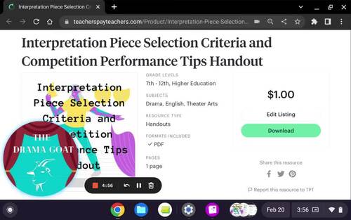 Interpretation Piece Selection Criteria and Competition Performance ...