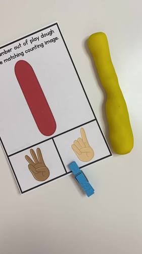 Making Numbers Out of Play Dough | Fine Motor Task Box by Teaching Autism