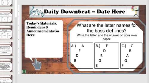 Treble Clef & Bass Clef Bell Ringers for Middle School Band, Chorus ...