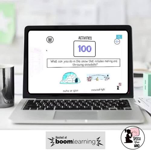 Language Game Shows Boom Cards™ Bundle Pre-K & Elementary Year-Round Trivia