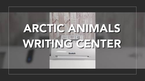 Arctic Animals Writing Activities For Writing Stations With Word Wall Words