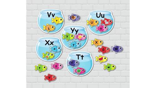 Fish ABC Matching Activity for Kids, Alphabet Busy Book, Homeschool ...