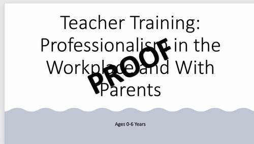Teacher Training: Professionalism in the Workplace by Admin 4 You