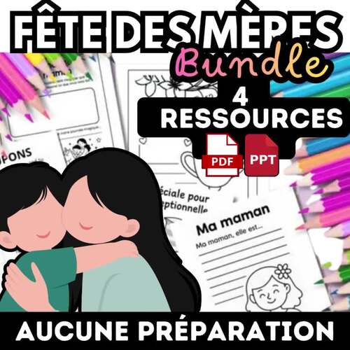 Mothers Day Activities Fête des Mères Bundle French Escape Room ...