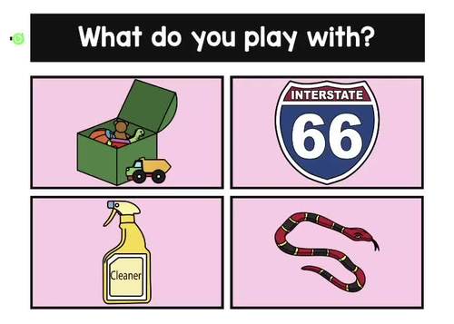 "What" Questions | Boom Cards by SmartSPED | TPT