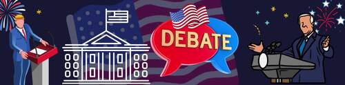 PRESIDENTIAL DEBATE ANIMATED Virtual BANNER | VIRTUAL BANNER | GOOGLE ...