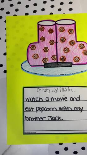 Rainy Day Crafts Bundle by The Teaching Diva Corner | TPT