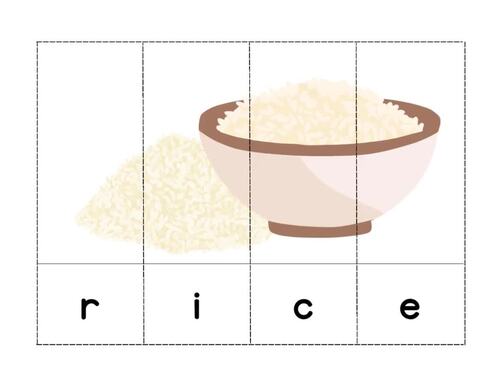 36 Sequencing Puzzles Food Flashcards: Sequence Cut and Play Single ...