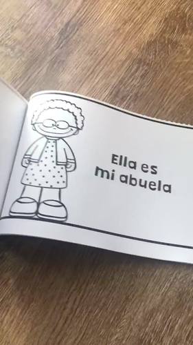 Mini libro de la familia - Family Mini Book Activity in Spanish | TPT