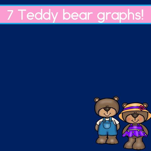 Teddy Bear Pictographs, Horizontal and Vertical Graphs | TpT