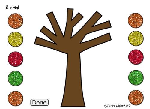 Fall Tree Boom Cards Speech Therapy | Distance Learning: Leaves | TPT