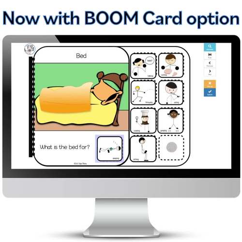 Object Functions Interactive Book + Boom Cards! by Cat Says Meow