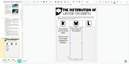 Earth's Water | Graphing Distribution of Water | NGSS | 5-ESS2-2 ...