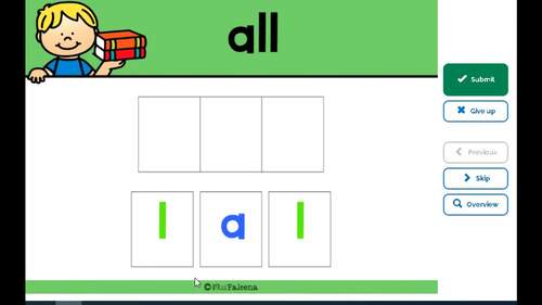 Sight Word Build Primer Boom Cards ™ by Miss Faleena | TPT