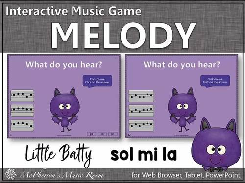Solfege | Halloween Music | Sol Mi La Interactive Melody Game {Little ...