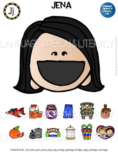 Distance Learning | Speech Therapy | Articulation of J Sound Scenes