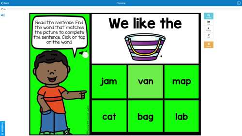 Sight Word and CVC Word Sentences Bundle | Boom Cards™ | TPT