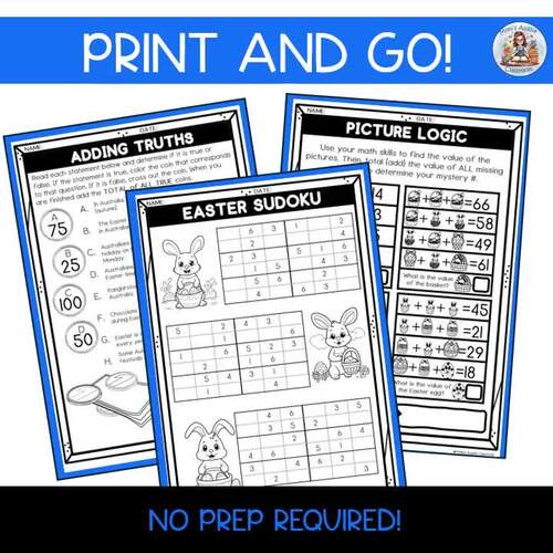 Australian-Themed Easter Activity Booklet –Fun & Festive Learning for ...