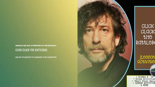 CLICK CLACK THE RATTLEBAG [LESSON ACTIVITIES] by The Angry Teacher Store