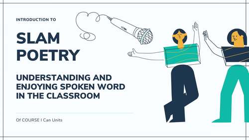 Slam Poetry | ELA Creative Unit | Rubric and Scorecard Inc | POWERPOINT ...