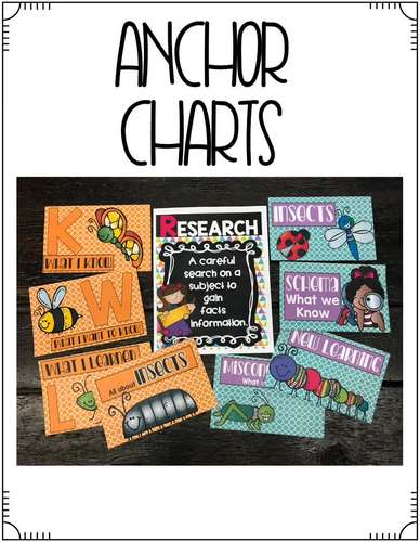 All about Insects and Bugs Nonfiction Unit Insect Research Reports