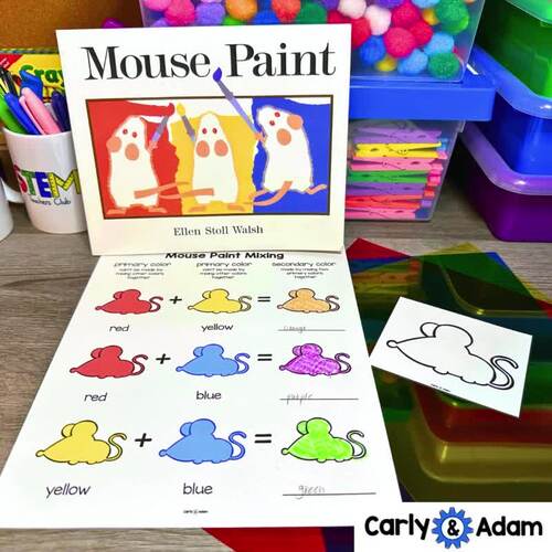 Primary and Secondary Colors Activity for PreK and Kindergarten Mouse ...