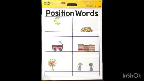 Positional Words Anchor Chart, Lessons and Activities | TPT