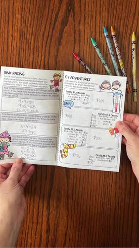 3rd Grade Mini Math Project Math Test Prep Multiplication Division January
