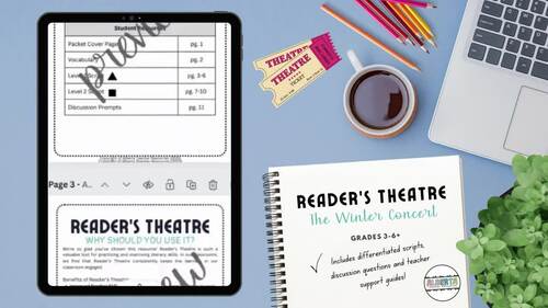 Winter Reader's Theatre: The Winter Concert -DIFFERENTIATED- Gr. 3-6 ...