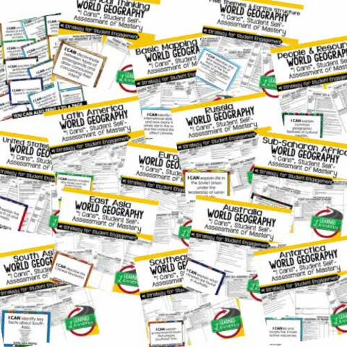 Australia I Cans, Self-Assessment of Mastery, Antarctica Posters