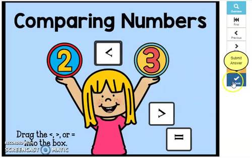 Comparing Numbers Boom Cards by Terrific Teaching Tactics | TpT