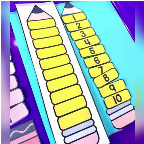 Back to School Math and Literacy Centers Preschool Kindergarten Morning ...