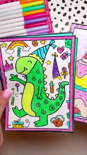 Celebrate Coloring Pages | Coloring Sheets | Happy Birthday Coloring Books