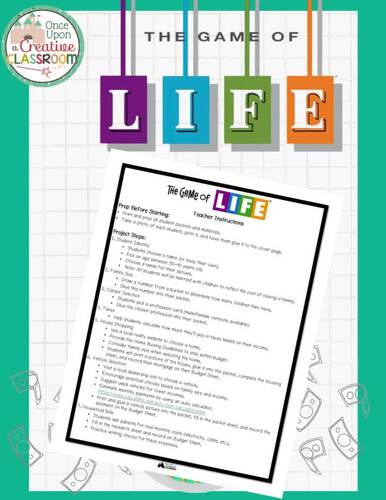 The Game of Life - A Project for learning about jobs and expenses!