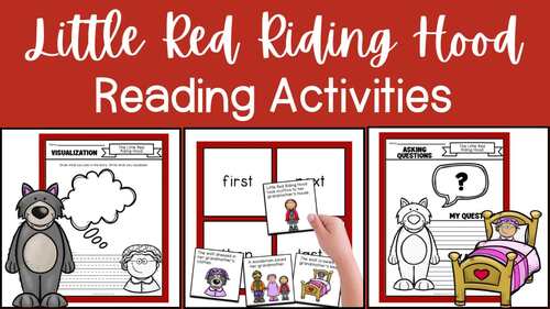 Little Red Riding Hood Comprehension Activities For Your Reading Centers