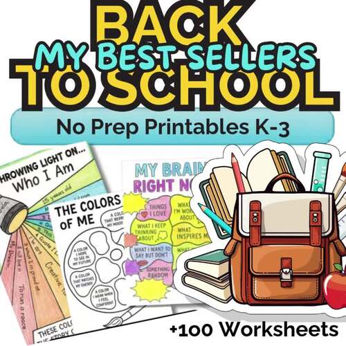 Back to School Activities Bundle SEL Worksheets First Day Letter Parent ...