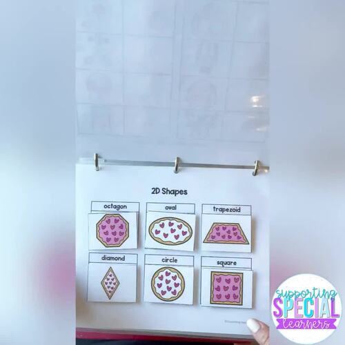 Valentine's Day Special Education Morning Work Binders. Math & Literacy ...