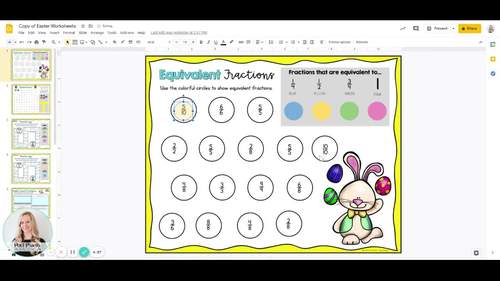 FLASH FREEBIE Easter Math and Literacy Worksheets by Poet Prints Teaching