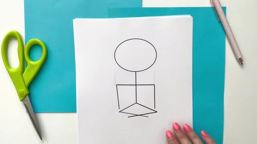 Stick Figure Statue Posters Deck 3 for Movement Activities in Music