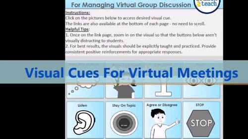 Visual Cue Bundle: In-Person, Social Distancing and Teletherapy by ...
