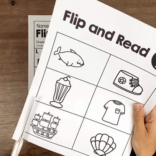 Phonics and Sight Word Flip and Read Super Bundle by Kadeen Teaches