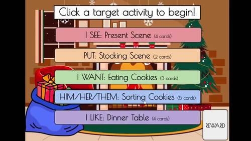 BOOM CARDS: ULTIMATE Holiday Sentence Strips! by Vivi Speechie | TpT