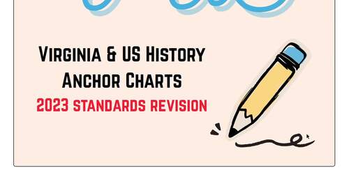 Anchor Charts for Skills VUS: Virginia & US History SOL Skills | TPT