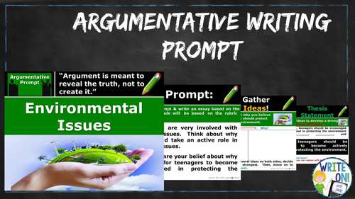 Argumentative Writing Essay Prompt Environmental Issues | Distance Learning