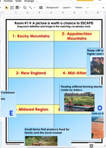 Latin America Geography Digital Escape Room, Breakout Room, Distance ...