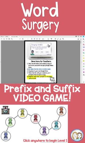 Decoding Multisyllabic Words - Prefix Suffix Focus - Games for 3rd ...