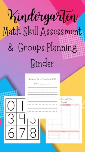 The ULTIMATE Kindergarten Math Skills Assessment & Math Group Planning ...