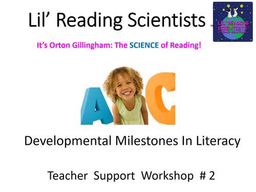 A Free Teacher Workshop #2: Orton Gillingham - Literacy Developmental ...